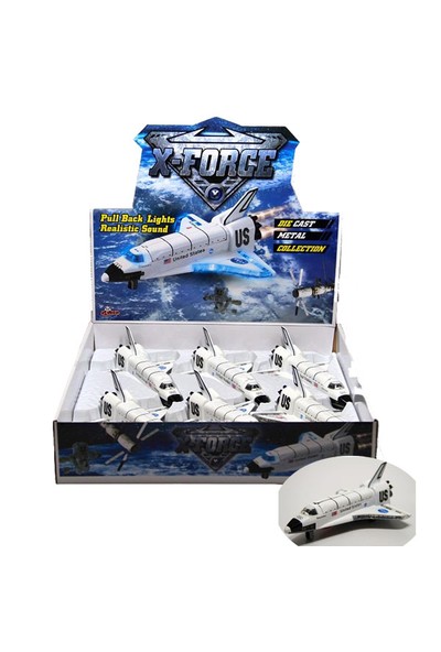 Vardem Oyuncak 51355 Çek-Bırak 8İnch Colombıa Uzay Mekiği