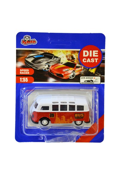 Vardem Oyuncak 1436Vr Çek-Bırak Krt.1:55 Metal Otobüs Vardem Oyuncak 1436Vr Çek-Bırak Krt.1:55 Metal Otobüs