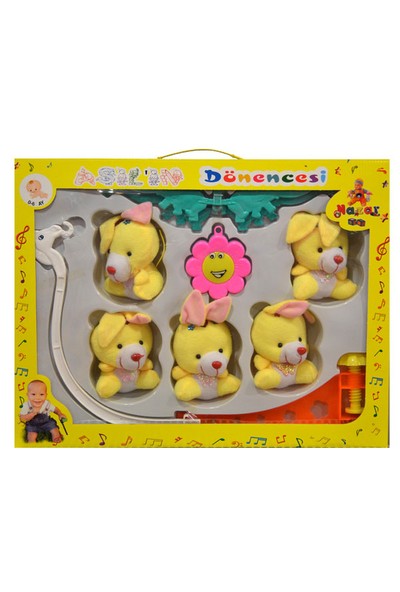 Nazar Oyuncak 03Asl Kutulu Tavşanlı Peluş Dönence