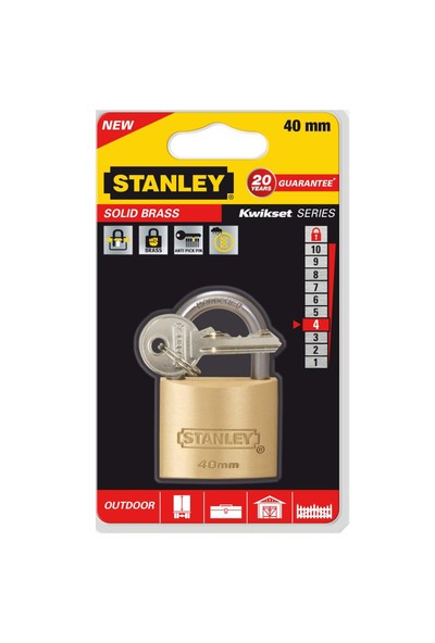 Stanley 40Mm Kısa Asma Kilit S742-031