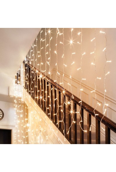 Haksat Günışığı Yılbaşı Süsü Led Perde 2X3M