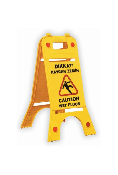 Haksatelektrik Kaygan Zemin Uyarı Levhası