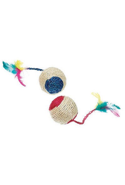 Karlie Hasır İpli Kedi Oyun Topu 6 cm