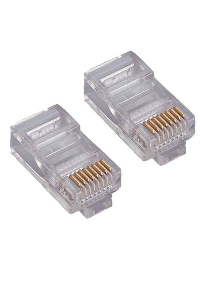Speed Sp-U100 Cat5-Cat6 100 Adet Rj45 Konnektör Speed Sp-U100 Cat5-Cat6 100 Adet Rj45 Konnektör