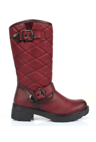 Shalin 678050 Bordo Tasarım Kışlık Bayan Binici Çizme Shalin 678050 Bordo Tasarım Kışlık Bayan Binici Çizme