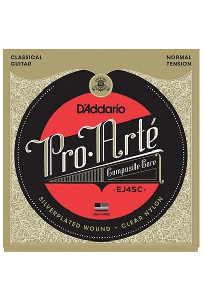 D'Addario EJ45C Pro-Arte Composite Normal Tension Klasik Gitar Teli D'Addario EJ45C Pro-Arte Composite Normal Tension Klasik Gitar Teli