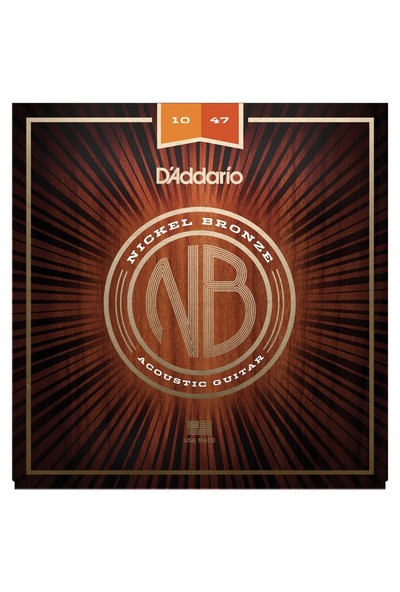 D'Addario NB1047 Nikel Bronz Akustik Gitar Teli (10-47) D'Addario NB1047 Nikel Bronz Akustik Gitar Teli (10-47)