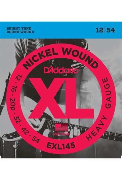 Daddarıo Exl145 012 Elektro Gitar Tel Seti Xl Heavy Daddarıo Exl145 012 Elektro Gitar Tel Seti Xl Heavy