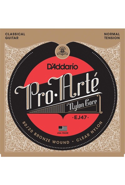 D'Addario EJ47 Pro-Arte Normal Tension Klasik Gitar Teli D'Addario EJ47 Pro-Arte Normal Tension Klasik Gitar Teli