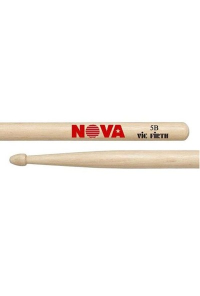 Vicfirth N5B Baget (Çift) Nova 5B Wood Vicfirth N5B Baget (Çift) Nova 5B Wood