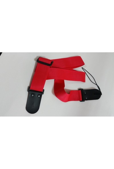 Alice A-040Lb Gitar Askı Kayışı - Kırmızı