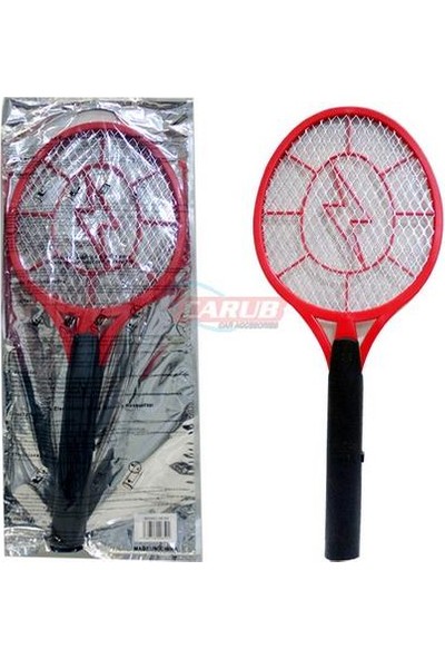 Carub Raket Sinek Öldürücü Pilli Kırmızı