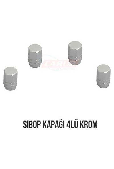 Carub Sibop Kapağı 4Lü Krom