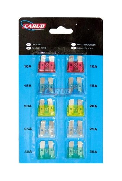 Carub Sigorta Bıçak 10Lu Set