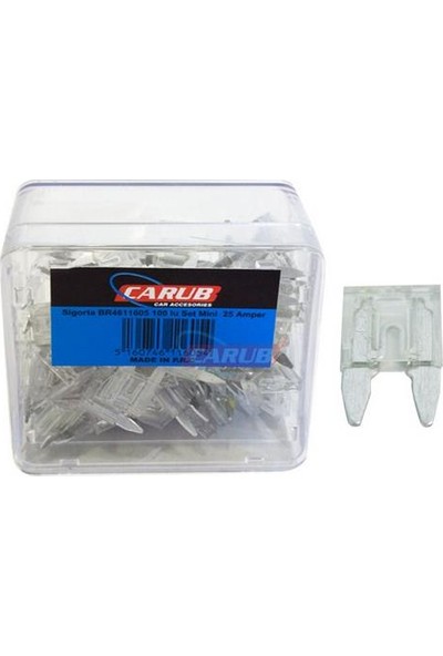 Carub Sigorta Bıçak Mini 25A Carub Sigorta Bıçak Mini 25A