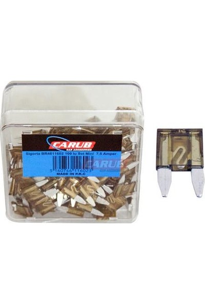 Carub Sigorta Bıçak Mini 7.5A