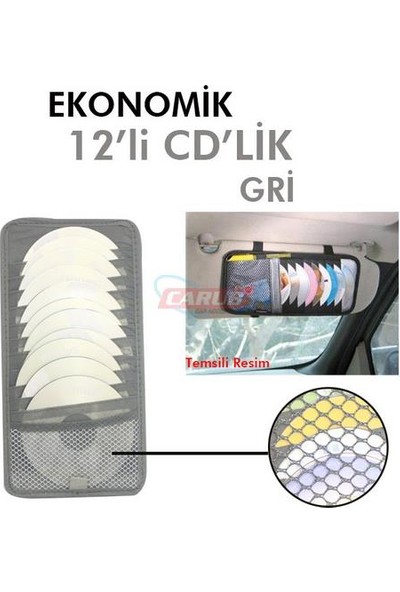 Demircioğlu Cd Kabı Gri 12Li Demircioğlu Cd Kabı Gri 12Li