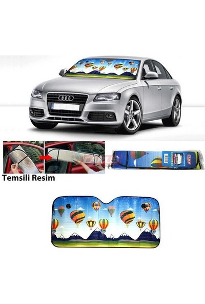 Demircioğlu Güneşlik Perde Standart Boy Balon Desenli