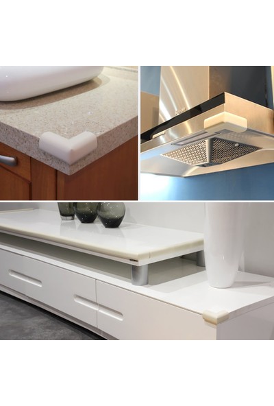 Kauçuk Kenar ve Köşe Koruyucu Set İnce (Slim) 2 Metre + 4 Adet Kauçuk Kenar ve Köşe Koruyucu Set İnce (Slim) 2 Metre + 4 Adet