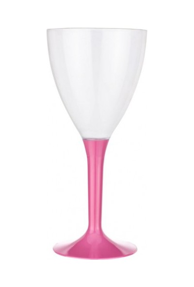 Parti Şöleni Pembe Şarap Bardağı 10 Adet Parti Şöleni Pembe Şarap Bardağı 10 Adet