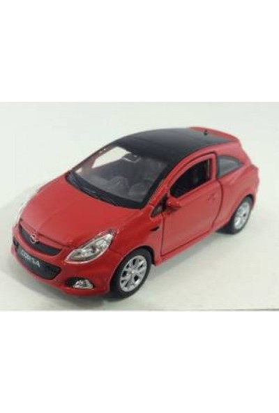 Welly 1:36 Opel Corsa Metal Araba Kırmızı