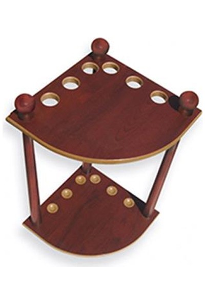 Leyaton Bilardo Ahşap 6'Lı Köşe Sehpa Istakalık Leyaton Bilardo Ahşap 6'Lı Köşe Sehpa Istakalık