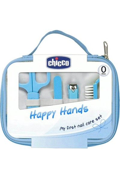 Chicco Happy Hands Bebek Tırnak Bakım Seti Mavi Chicco Happy Hands Bebek Tırnak Bakım Seti Mavi