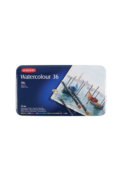 Derwent Watercolour 6,9 mm Sulandırılabilir Kuru Boya 36'lı (32885) Derwent Watercolour 6,9 mm Sulandırılabilir Kuru Boya 36'lı (32885)