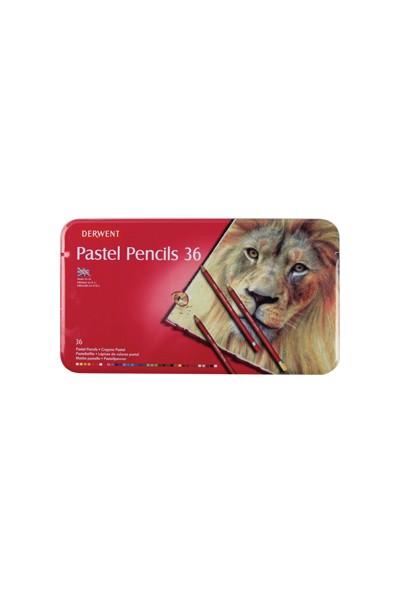 Derwent Pastel Pencil 36'Lı Teneke Kutu Pastel Kalem Seti Derwent Pastel Pencil 36'Lı Teneke Kutu Pastel Kalem Seti