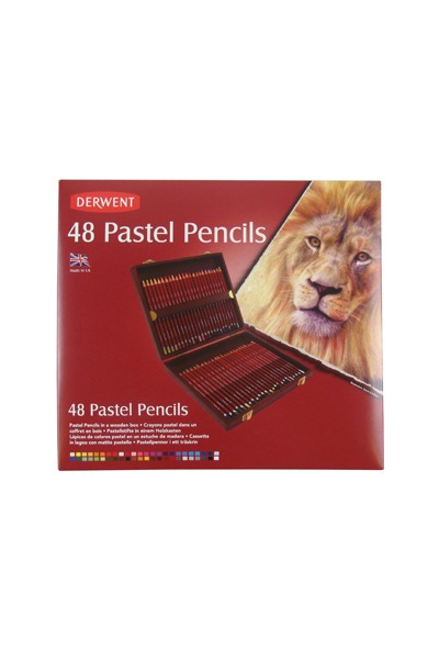 Derwent Pastel Pencil 48'Li Ahşap Kutu Dw0700644 Derwent Pastel Pencil 48'Li Ahşap Kutu Dw0700644