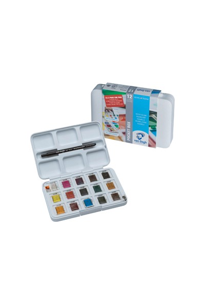 Talens Van Gogh Tablet Sulu Boya 15 (12+3) Renk Talens Van Gogh Tablet Sulu Boya 15 (12+3) Renk