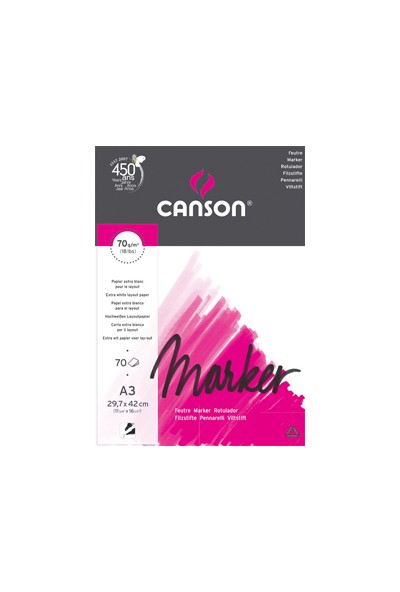 Canson Marker Layout 70Gr Blok A3 70Yp C200297233 Canson Marker Layout 70Gr Blok A3 70Yp C200297233