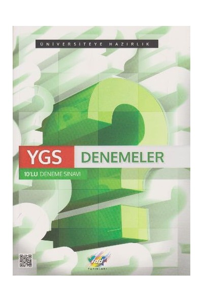 Fdd Yayınları Ygs Denemeleri - 10'Lu Fasikül