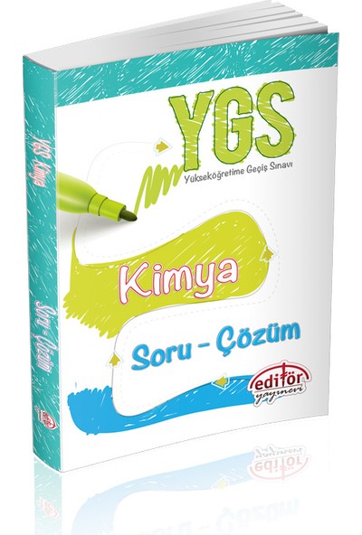 Editör Yayınları Ygs Kimya Soru Çözüm