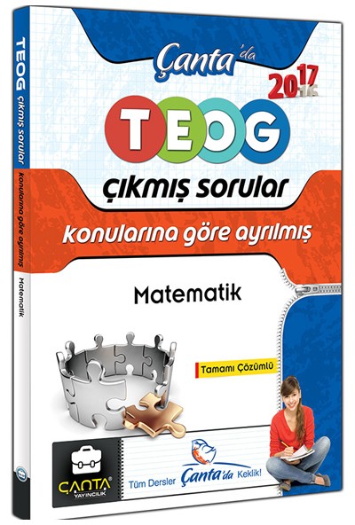 Çanta Yayınları 8.Sınıf Matematik Teog Konularına Göre Ayrılmış Tamamı Çözümlü Çıkmış Sorular Çanta Yayınları 8.Sınıf Matematik Teog Konularına Göre Ayrılmış Tamamı Çözümlü Çıkmış Sorular