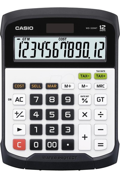 Casıo Wd-320Mt Masa Tipi 12 Hane Hesap Makinesi