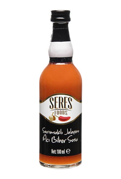 Seres Foods Sarımsaklı Jalapeno Acı Sos Cam, 100ml Seres Foods Sarımsaklı Jalapeno Acı Sos Cam, 100ml