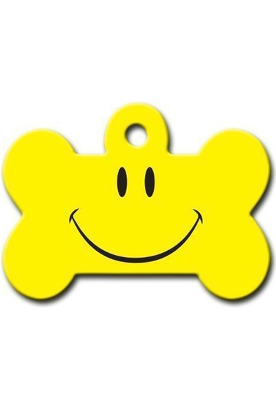 Dalis Pet Tag - Smile Kemik Köpek Künyesi
