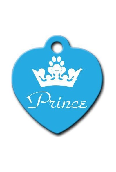 Dalis Pet Tag - Prince Kalp Kedi Köpek Künyesi