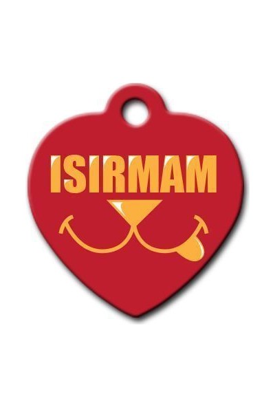 Dalis Pet Tag - Isırmam Kalp Köpek Künyesi