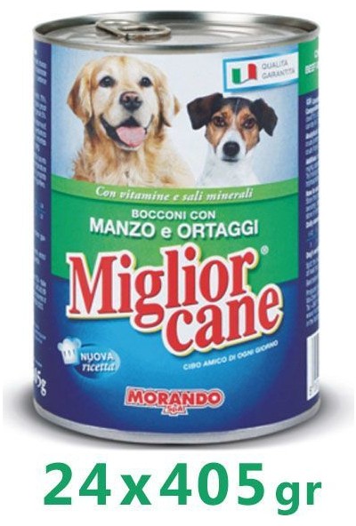 Miglior Cane Biftekli Sebzeli Köpek Konservesi 405 Gr (24 Adet) Miglior Cane Biftekli Sebzeli Köpek Konservesi 405 Gr (24 Adet)