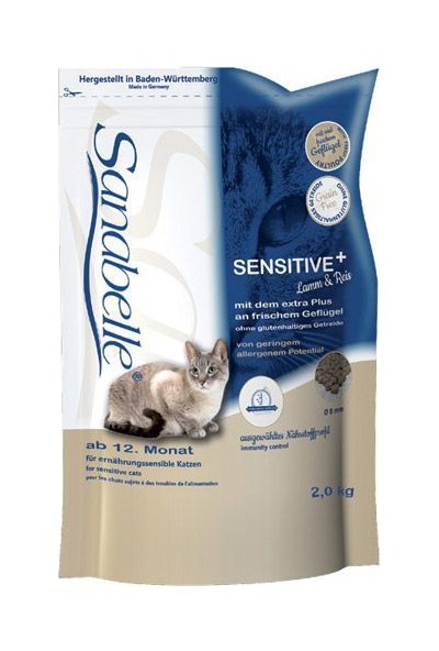 Sanabelle Sensitive Lamb Tahılsız Kuzu Etli Hassas Yetişkin Kedi Maması 2 Kg