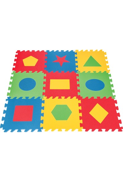 Pilsan Eğitici Polietilen Oyun Matı - Geometrik Şekiller Pilsan Eğitici Polietilen Oyun Matı - Geometrik Şekiller