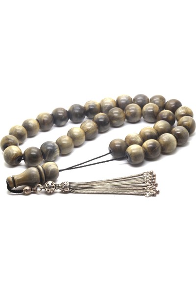 Tesbihcizademboynuz Tesbih,Özel Yapım ,Gümüş Püskül