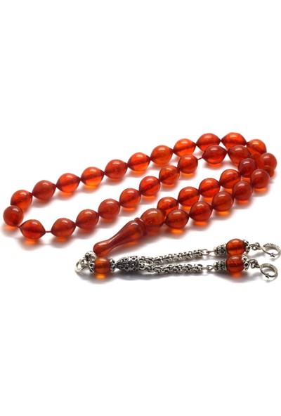 Tesbihcizademsıkma Kehribar Tesbih, Gümüş Püskül