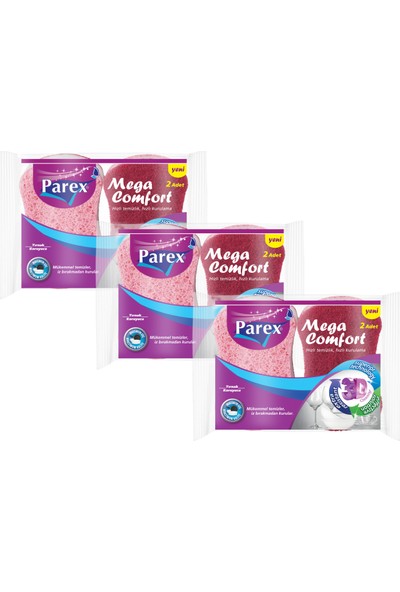 Parex Mega Comfort Sünger Oluklu 6' Lı