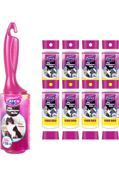 Parex Premium Tüy Toplayıcı Rulo 48 Yaprak + 8 Adet Yedek Rulo 30 Yaprak Parex Premium Tüy Toplayıcı Rulo 48 Yaprak + 8 Adet Yedek Rulo 30 Yaprak