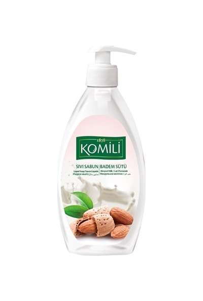 Komili Sıvı Sabun Badem Sütü 400 Ml Komili Sıvı Sabun Badem Sütü 400 Ml