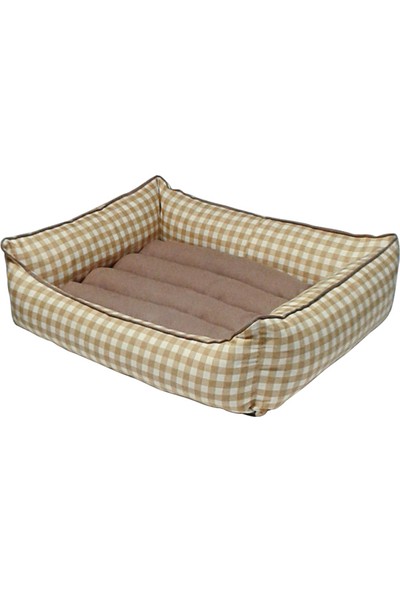 Bronza Soft Kedi-Köpek Yatağı No: 3 60x70x15 Bej Bronza Soft Kedi-Köpek Yatağı No: 3 60x70x15 Bej