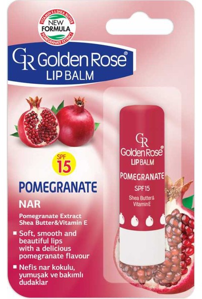 Golden Rose Lip Balm Pomegranate Spf 15 Golden Rose Lip Balm Pomegranate Spf 15